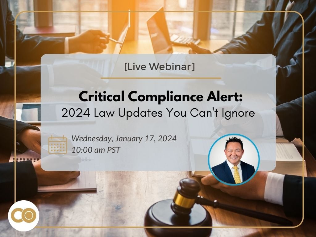 Critical Compliance Alert: 2024 Law Updates You Can't Ignore