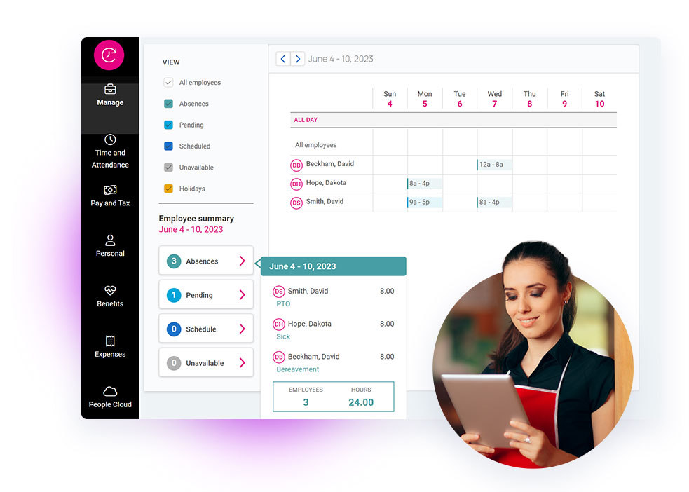 Time and Attendance | Time Clock Software | Combined HCM