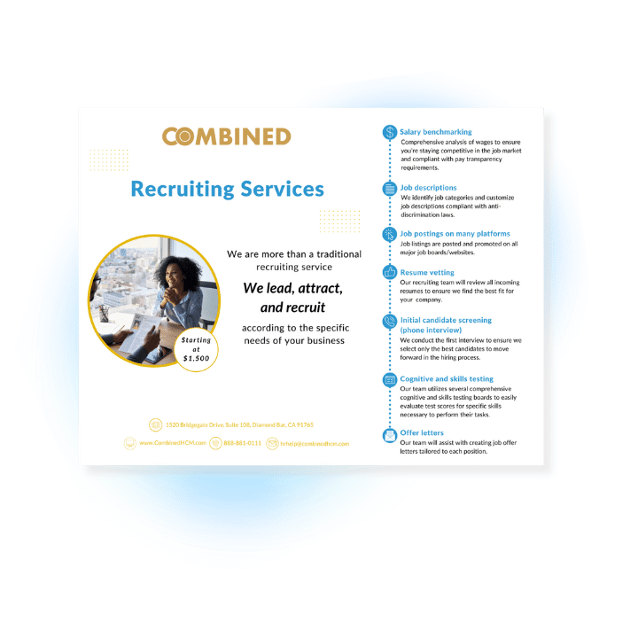 Recruiting Services | Talent Acquisition | Combined HCM