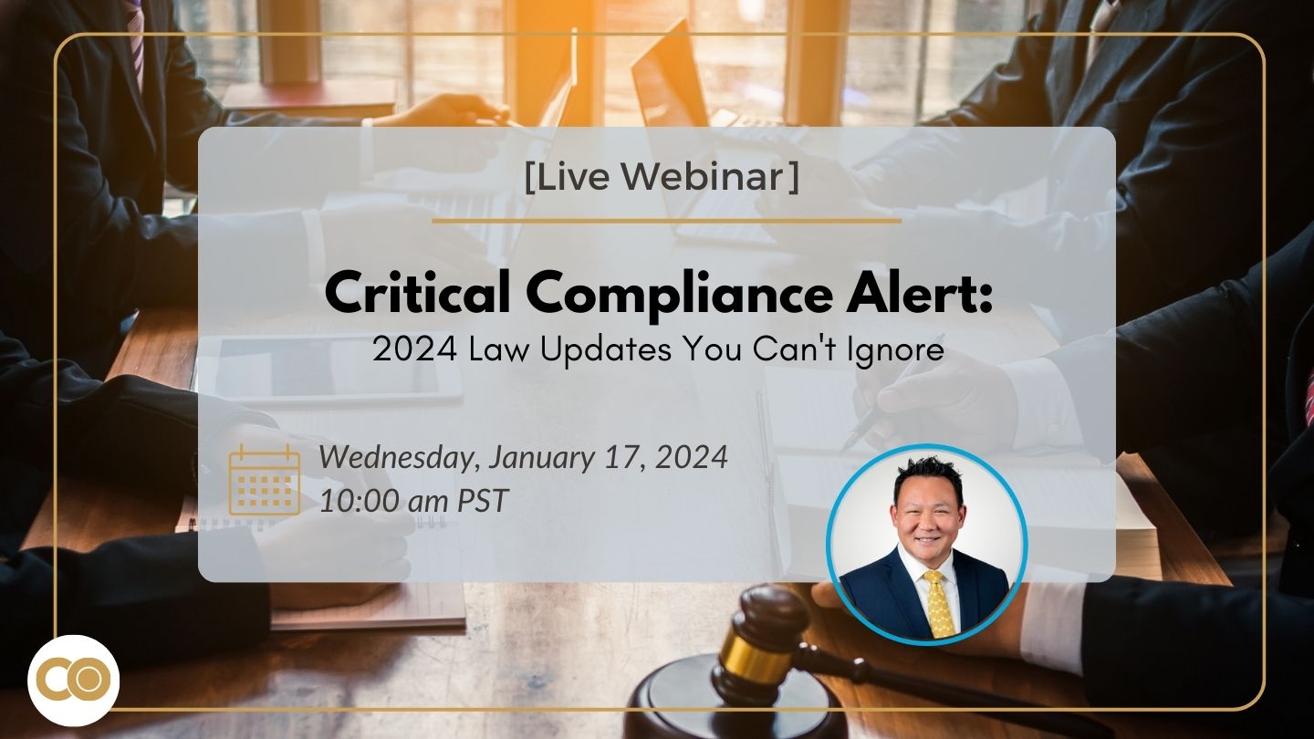 Critical Compliance Alert: 2024 Law Updates You Can't Ignore